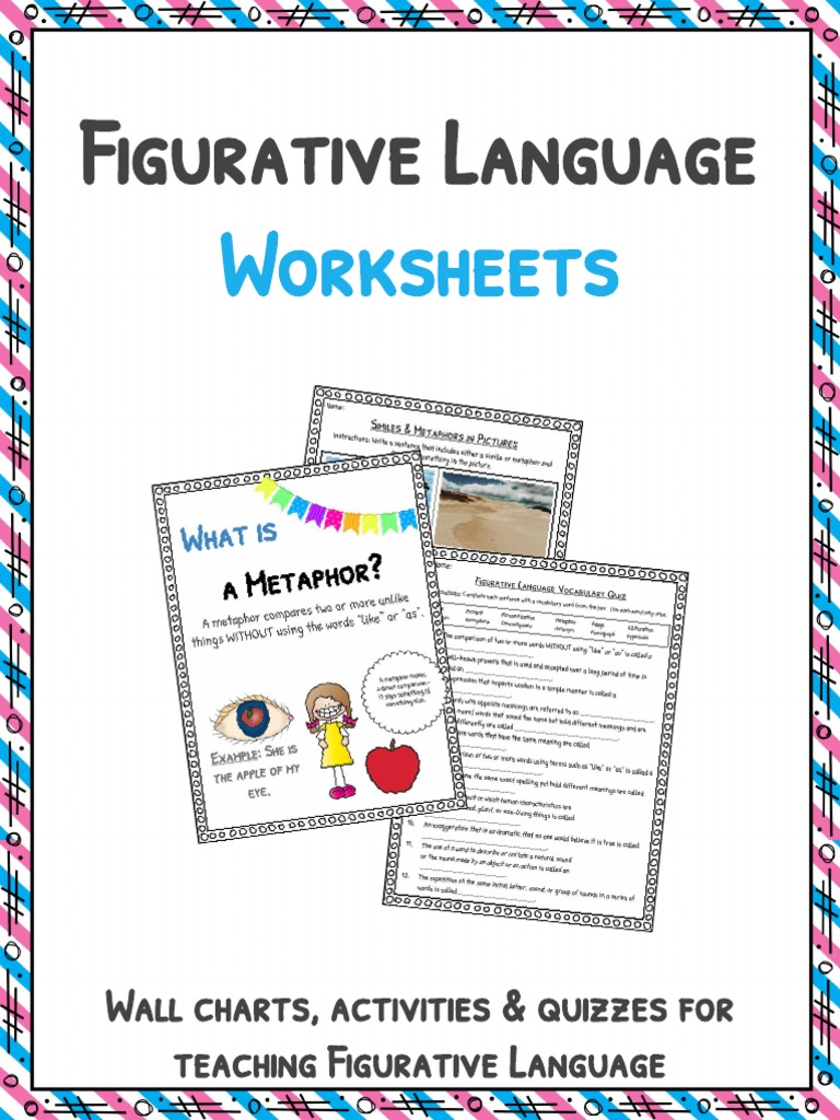 Engaging Figurative Language Worksheets | PDF | Metaphor | Idiom