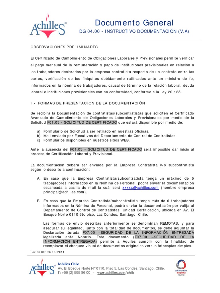 Instructivo para Subcontratos | PDF | Salario | Derecho laboral