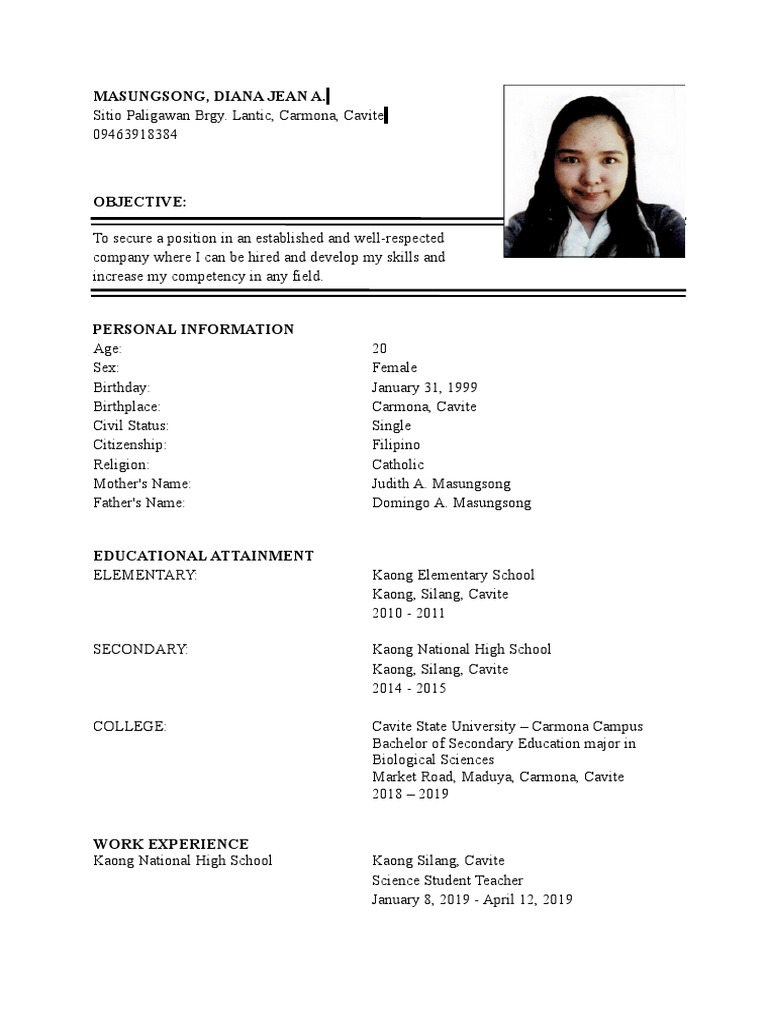 Resume Ko | PDF | Behavior Modification | Cognition