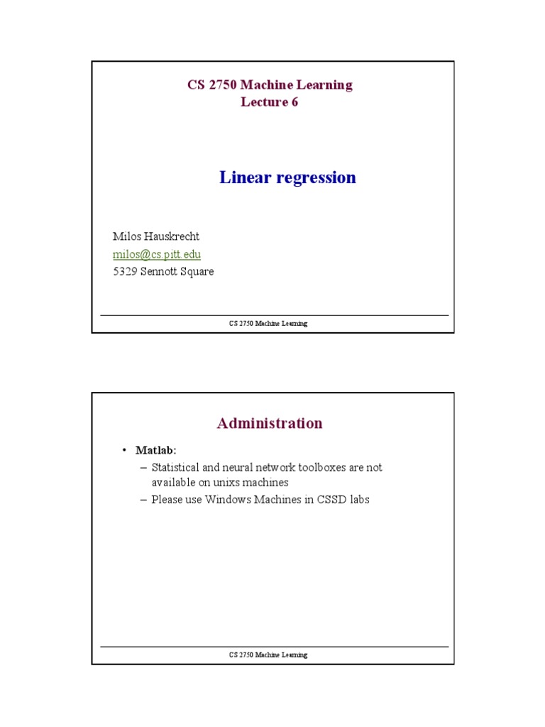 Linear AI Integration in Regression | PDF | Matrix (Mathematics ...