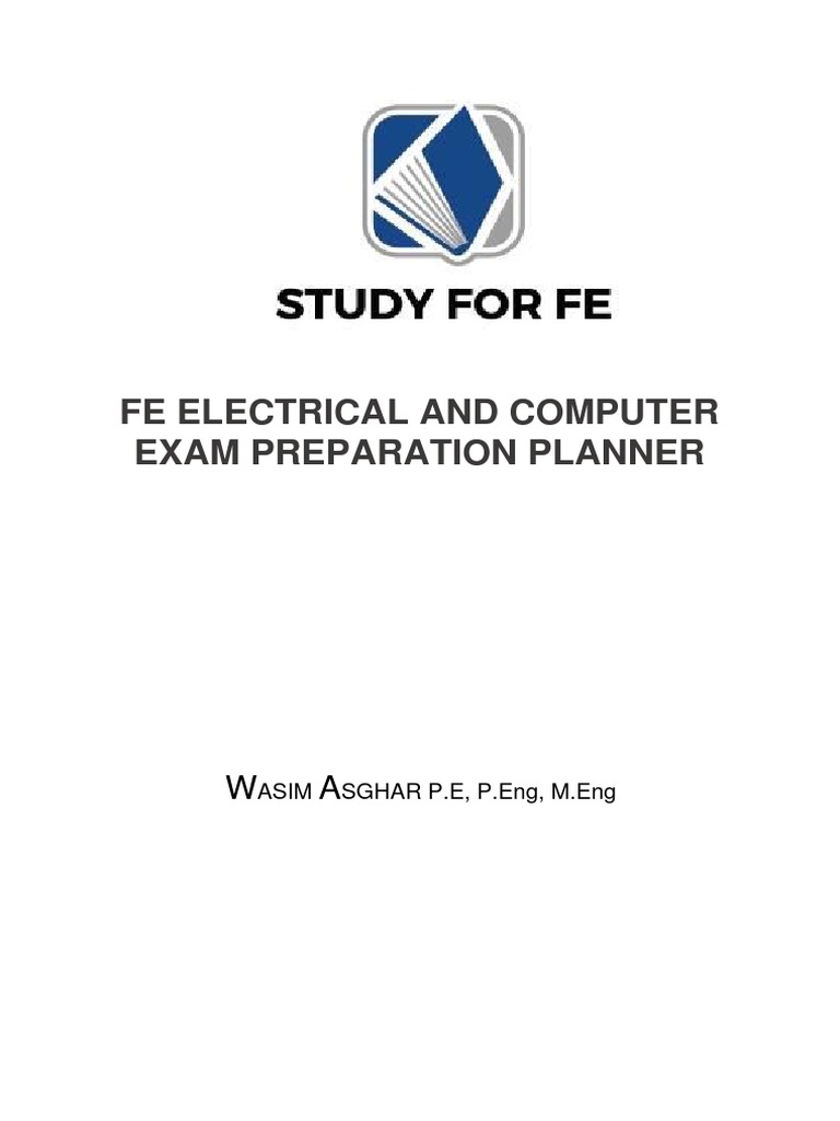 Fe Electrical and Computer Exam Preparation Planner PDF | PDF | Test ...