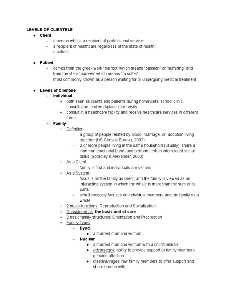 Levels of Clientele | PDF | Family | Adoption