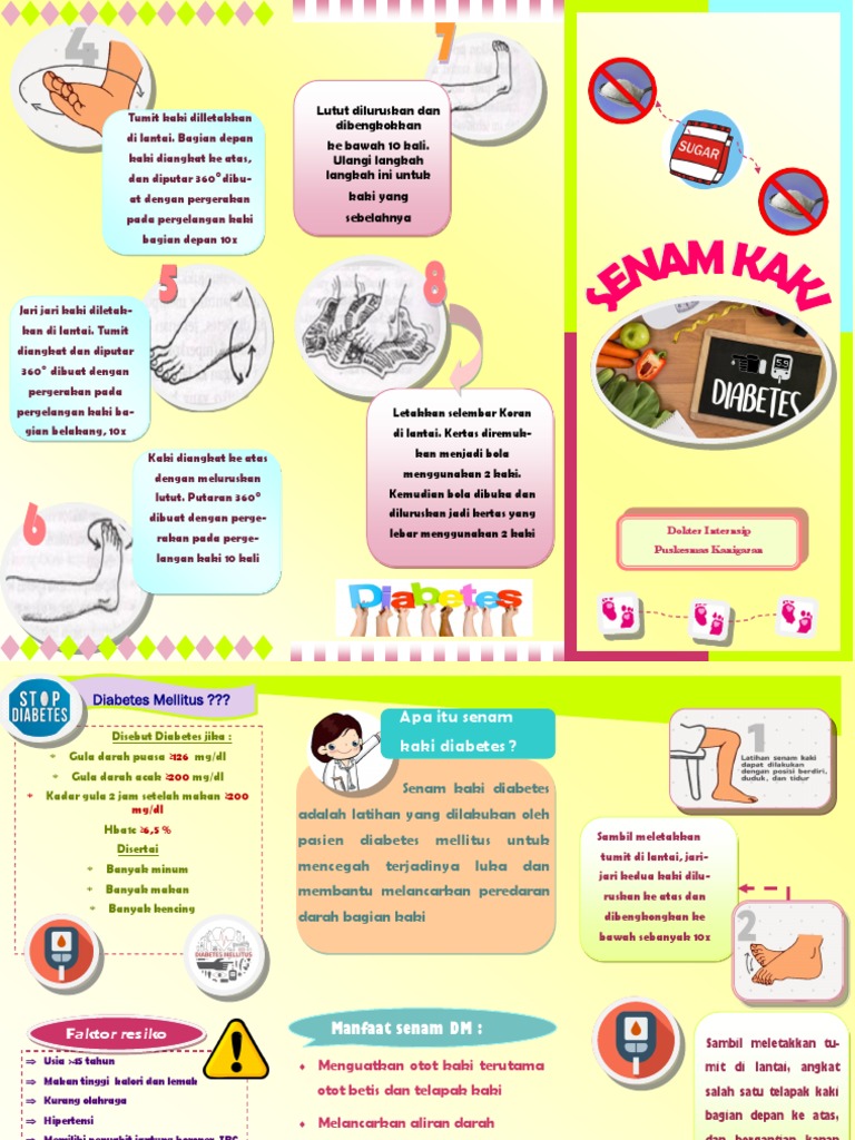 Leaflet-Senam-Kai-Diabetik Lucu PDF | PDF