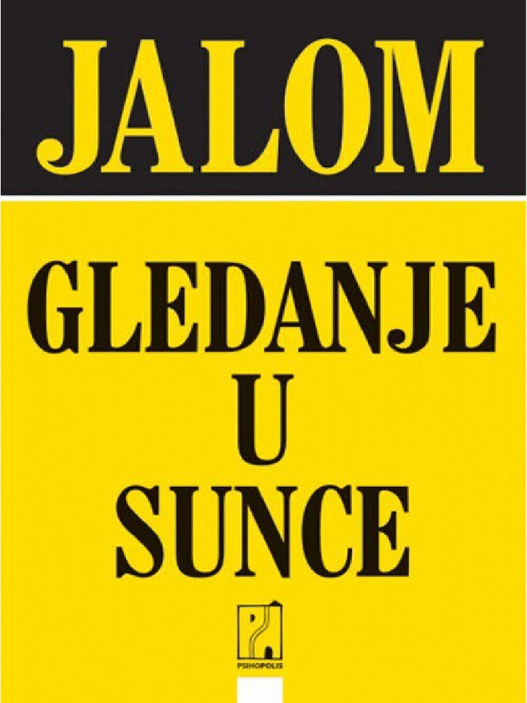 Irvin Jalom Gledanje U Sunce PDF | PDF