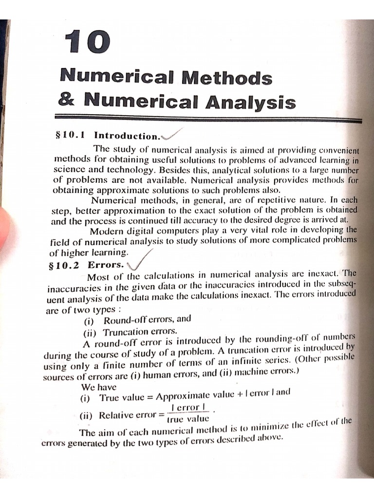 Numerical Methods PDF | PDF