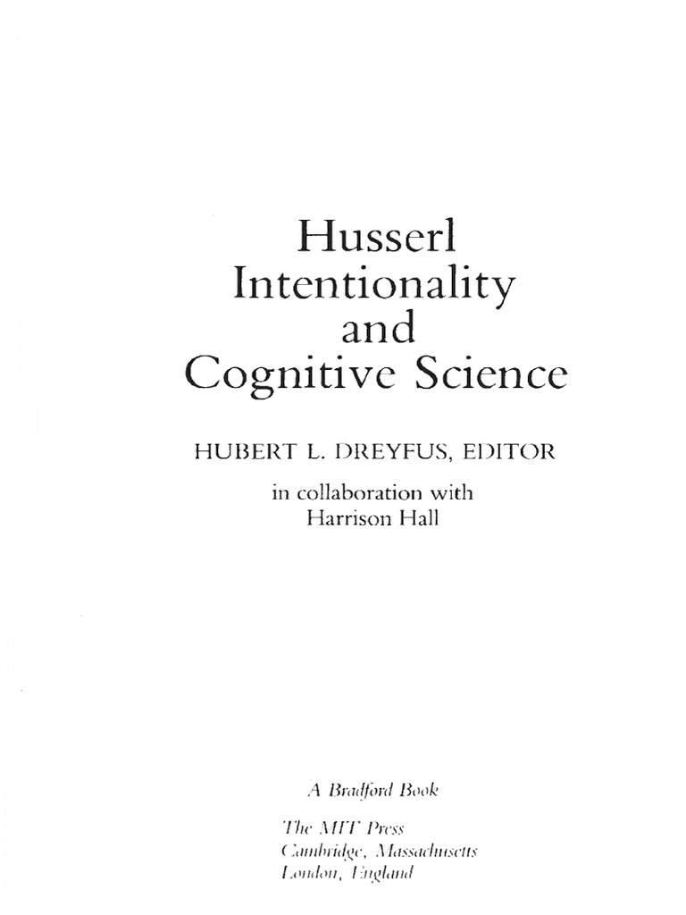 Dreyfus Hubert PDF | PDF | Edmund Husserl | Existence