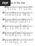 This Is The Day Sheet Music PDF | PDF