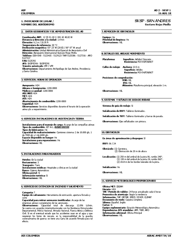 SKSP | PDF | Aeropuerto | Pista