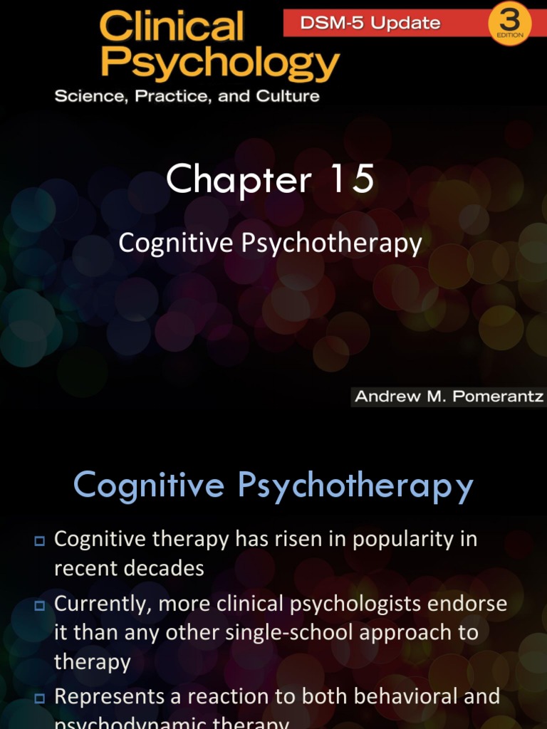 Cognitive Therapy | PDF | Dialectical Behavior Therapy | Cognitive Therapy