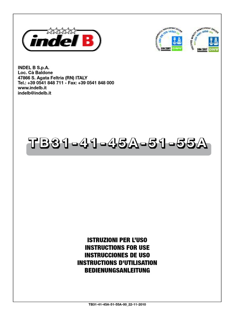 TB31-55A Manual English | PDF | Mains Electricity | Alternating Current