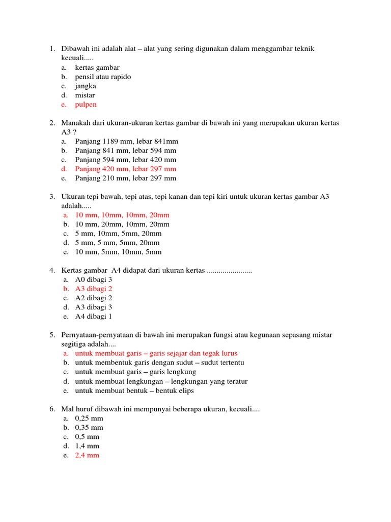 Soal GT | PDF | Metode & Bahan Ajar