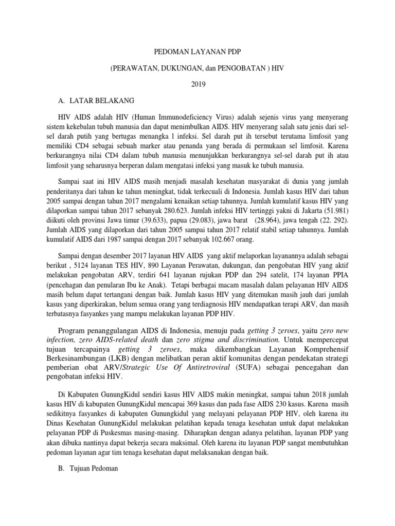 Pedoman Layanan PDP | PDF