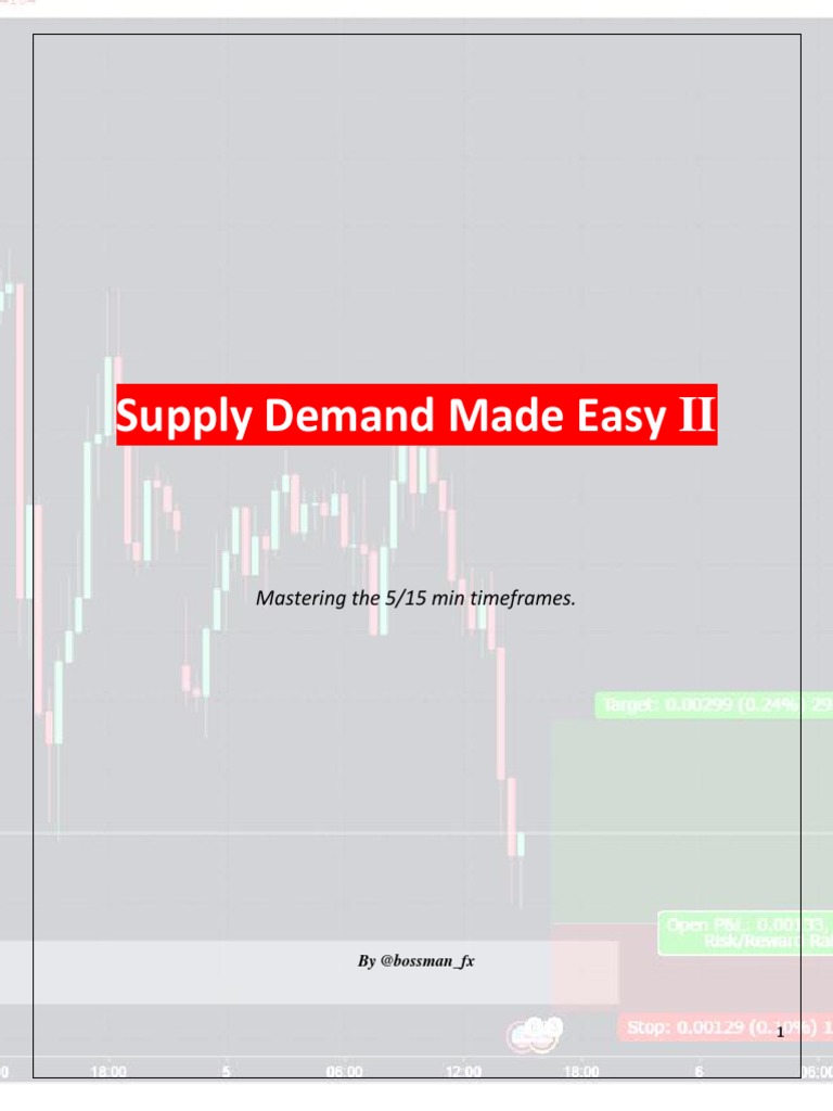 Supply Demand Made Easy II | PDF | Market Trend | Risk