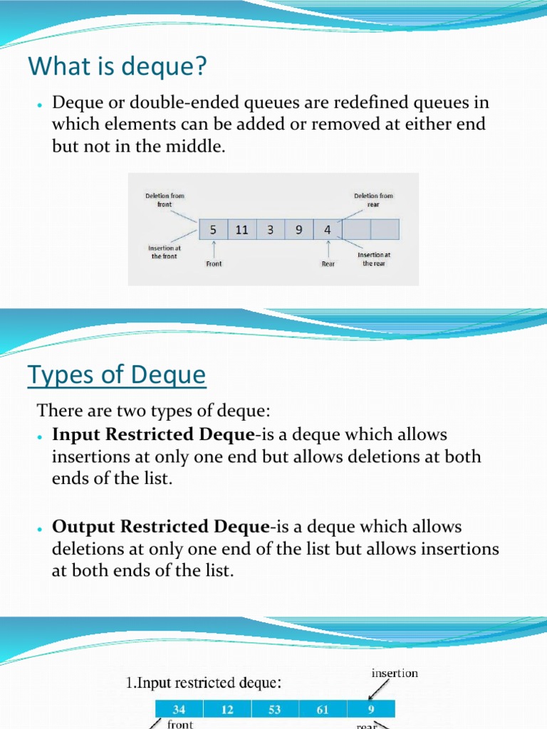Deque Presentation. | PDF