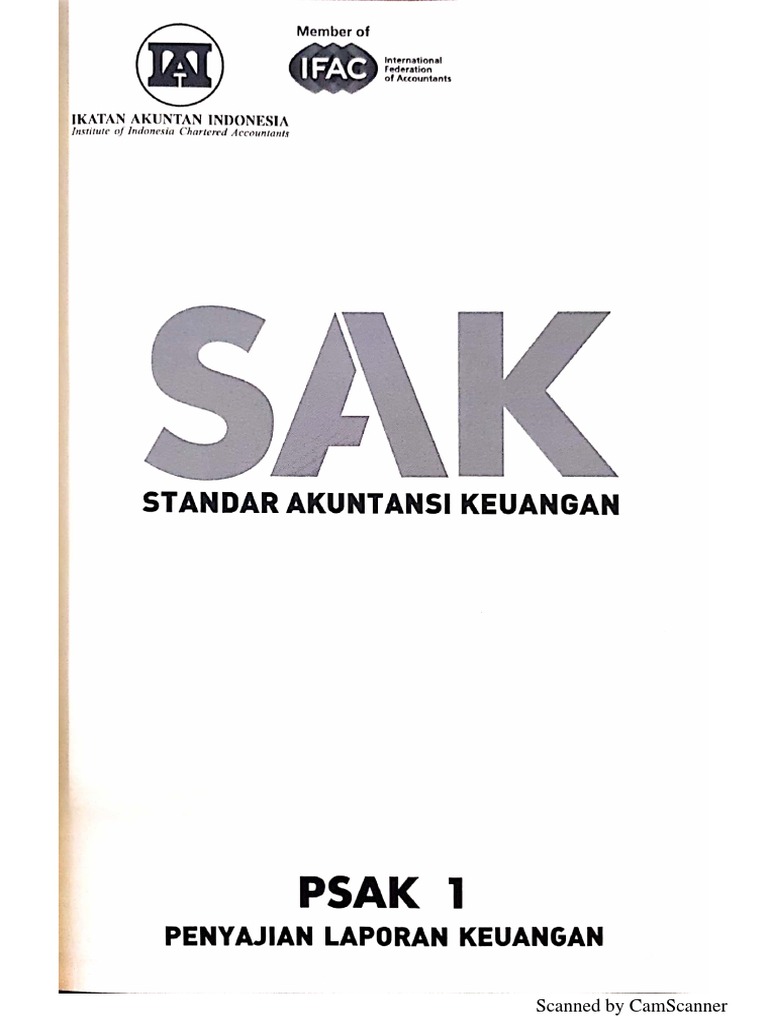 PSAK 1 Overview and Resources | PDF