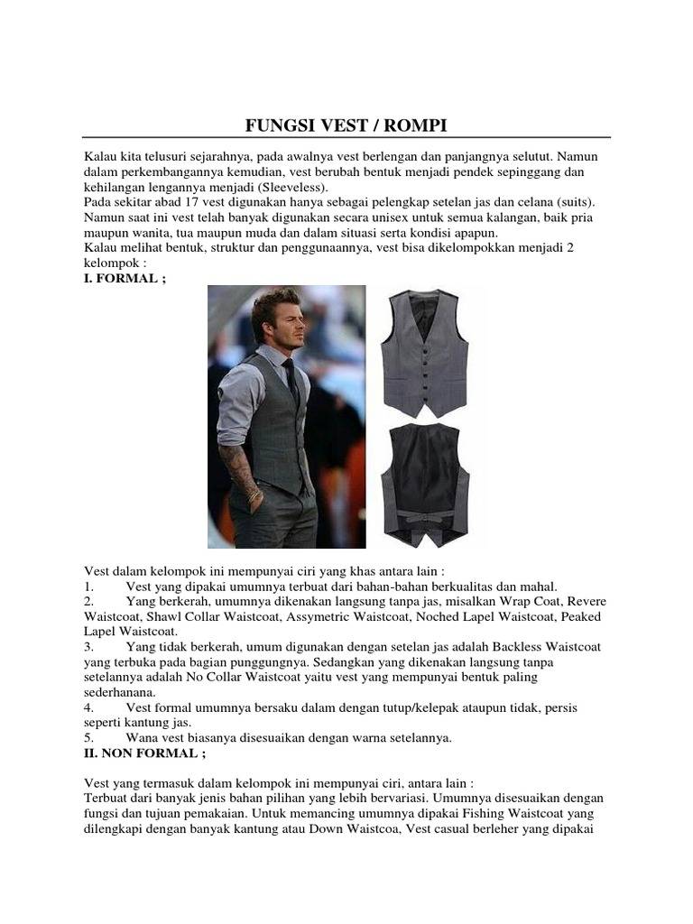 Fungsi Vest | PDF