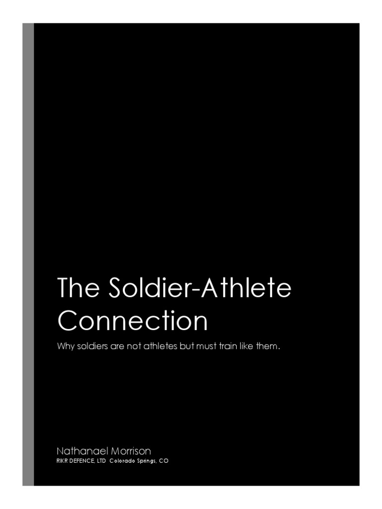 The Solider Athlete Connection | PDF | Military | Military Tactics