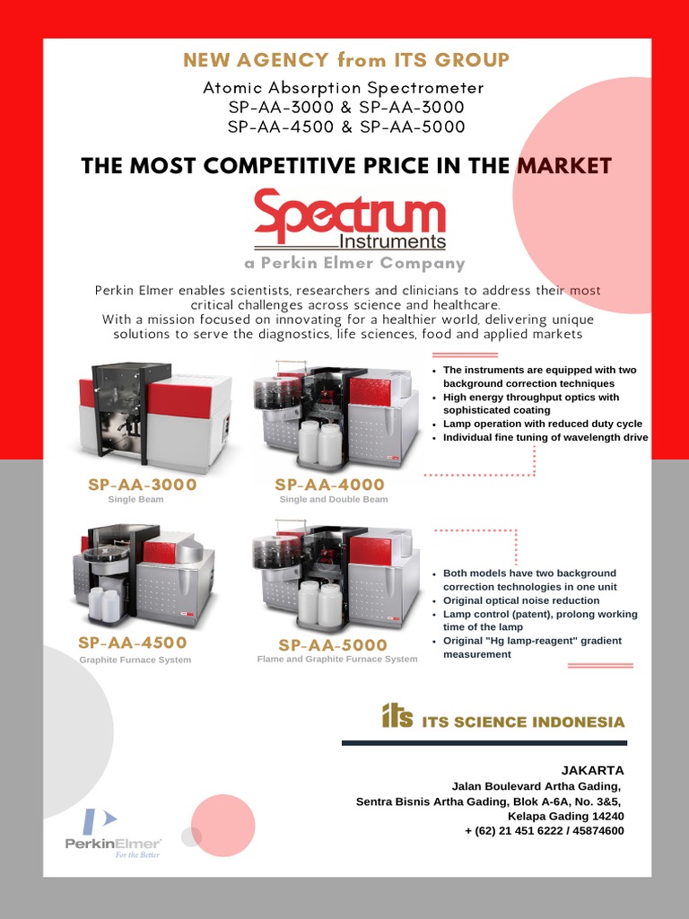 Spectrum Flyer | PDF | Atomic Absorption Spectroscopy | Absorption ...