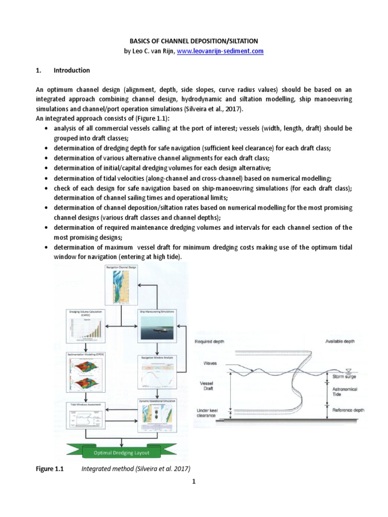 Causes of Siltation in Navigation Channels | PDF | Deposition (Geology ...