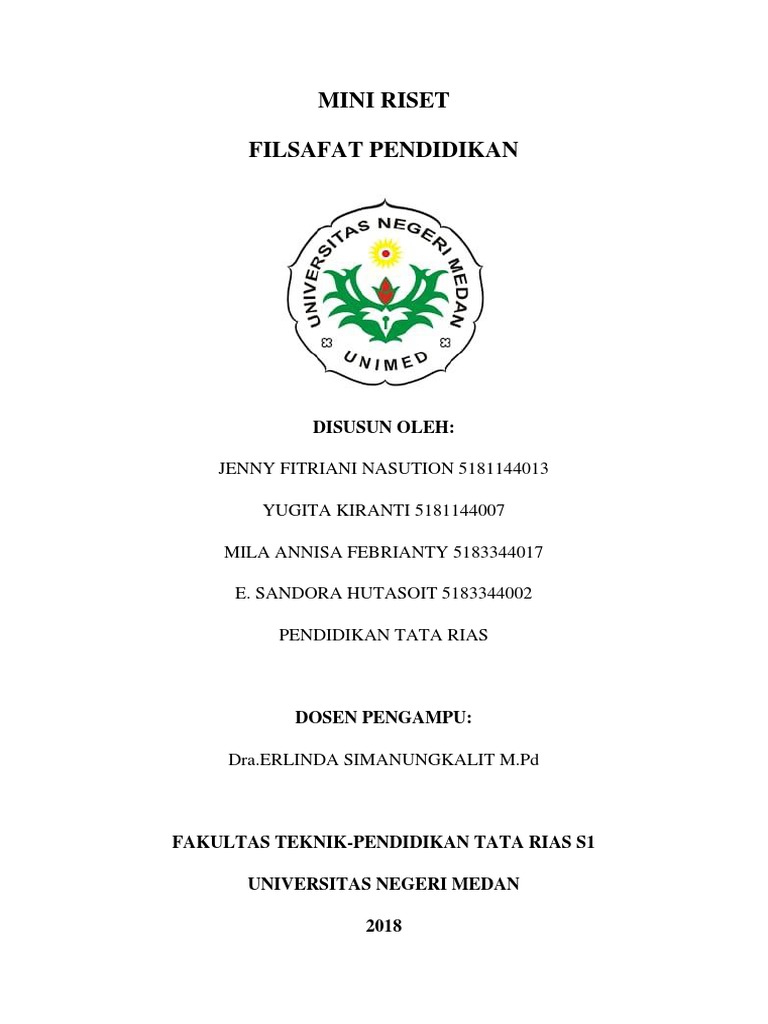 Mini Riset Filsafat Pendidikan | PDF