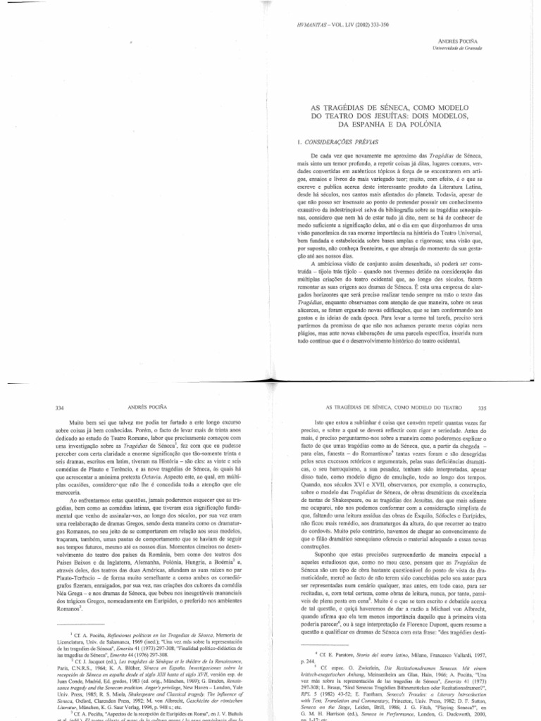 As tragédias de Sêneca | PDF | Sêneca | Tragédia