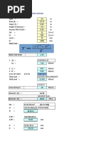 RCC - Design Excel Sheet | PDF | Beam (Structure) | Civil Engineering