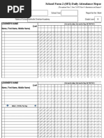 SF2 Daily Attendance Report Guide | PDF | Human Development