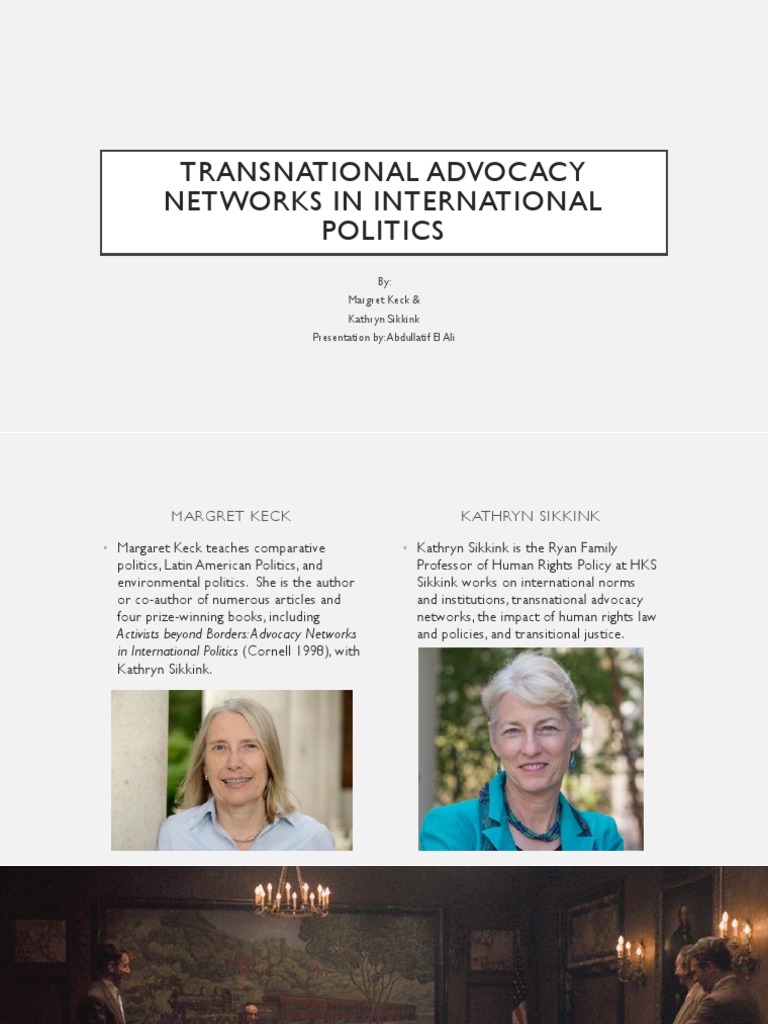 Understanding Transnational Advocacy Networks | PDF | Advocacy Group ...
