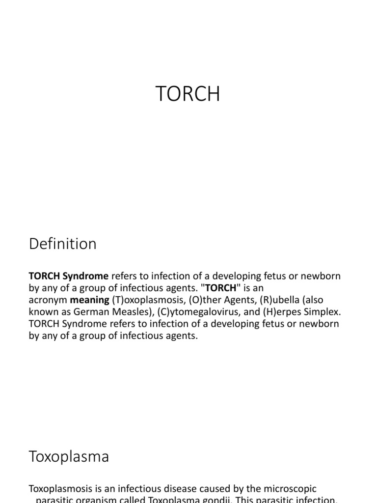 Torch | PDF | Herpes Simplex | Infection