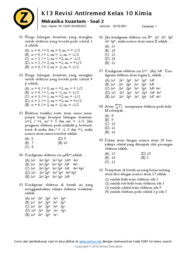 Mekanika Kuantum - Soal 2 PDF | PDF | Metode & Bahan Ajar | Sains & Matematika