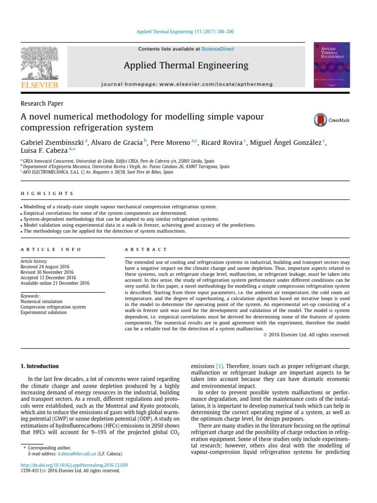 Applied Thermal Engineering | PDF | Heat Transfer | Heat Exchanger