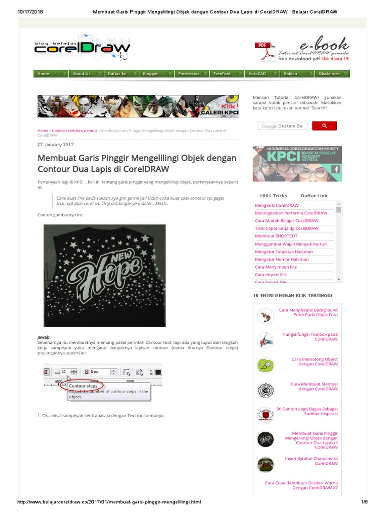 Corel Tutorial | PDF