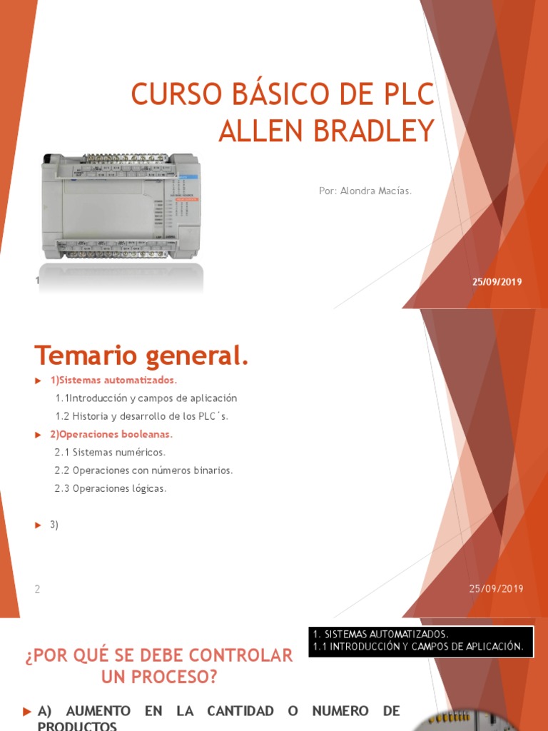 Curso Básico de PLC Allen Bradley | PDF | Controlador lógico programable | Sistema operativo