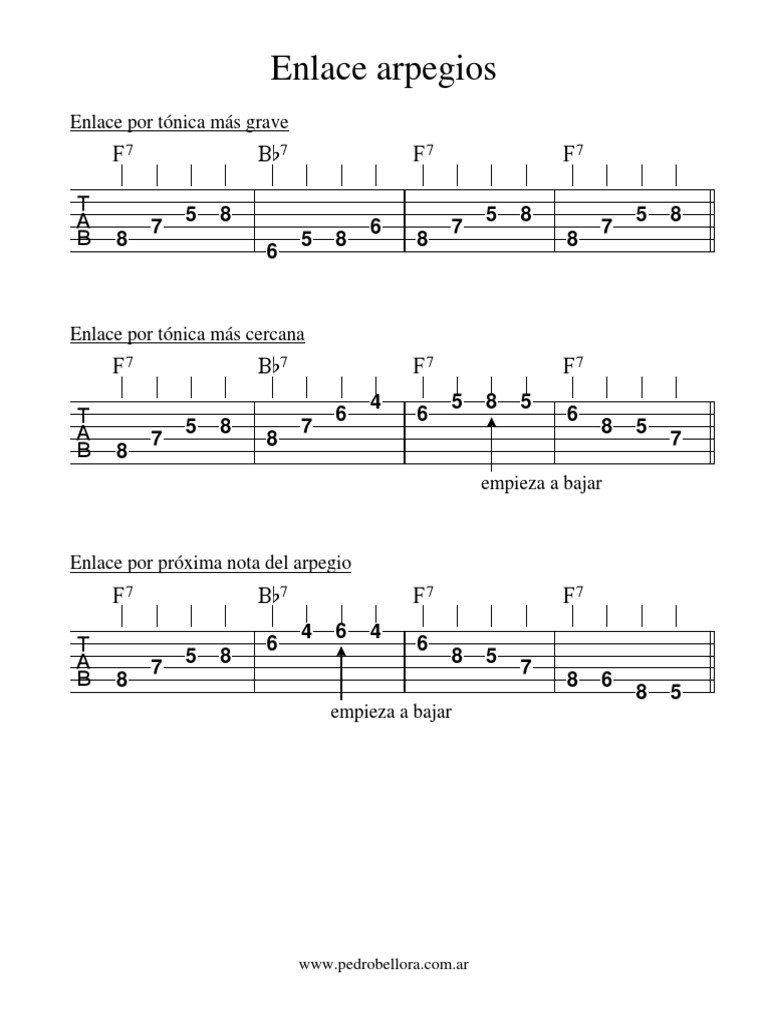 Enlace Arpegios PDF | PDF | Composiciones Musicales | Teoría musical