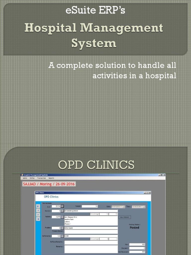 Hospital Management System | PDF