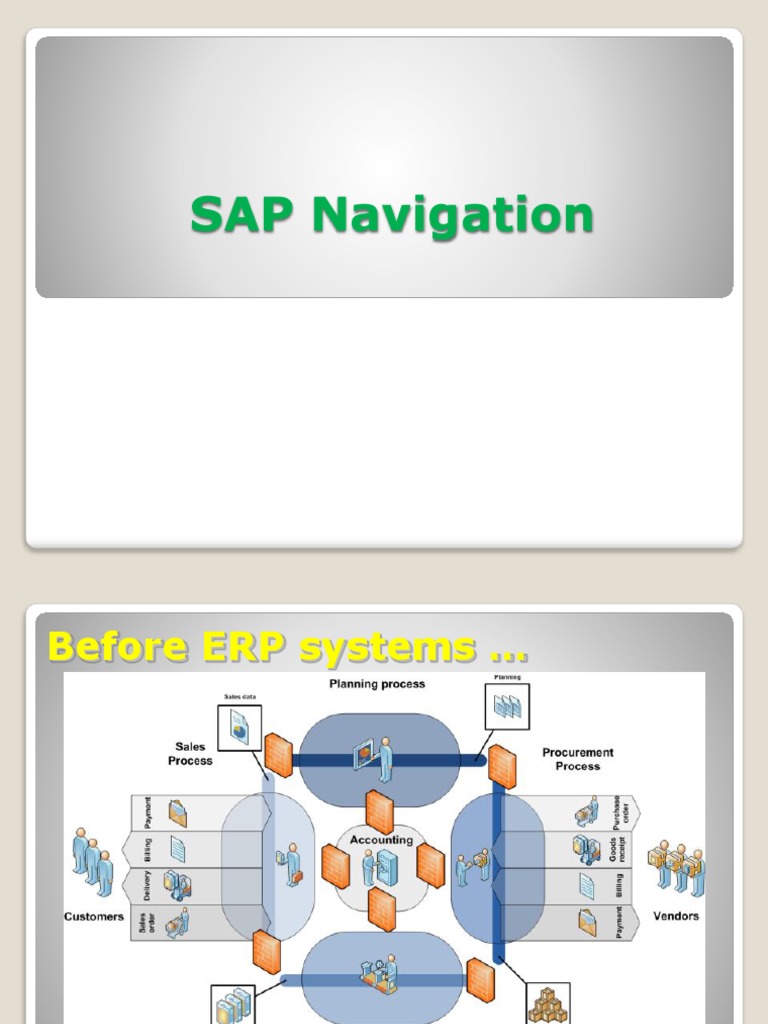 Sap Navigation Pdf Menu Computing Password