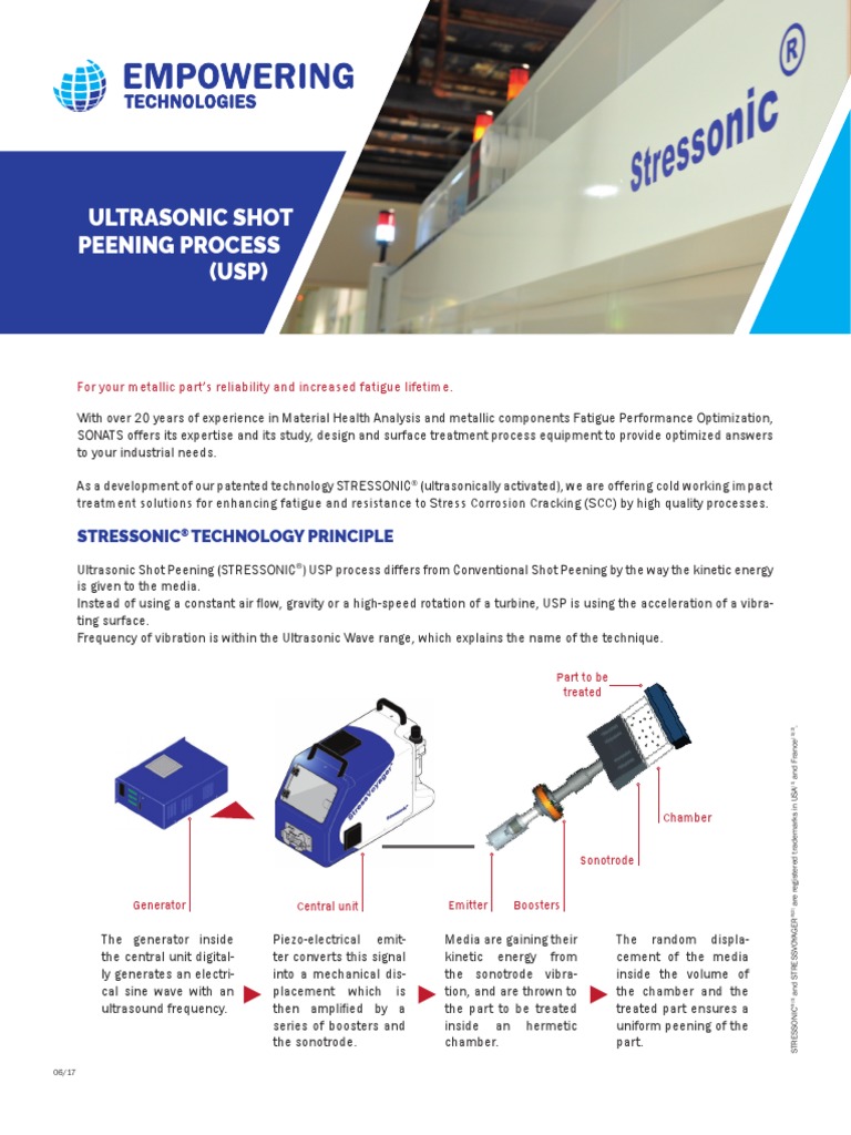Ultrasonic Shot Peening | PDF | Ultrasound | Fatigue (Material)
