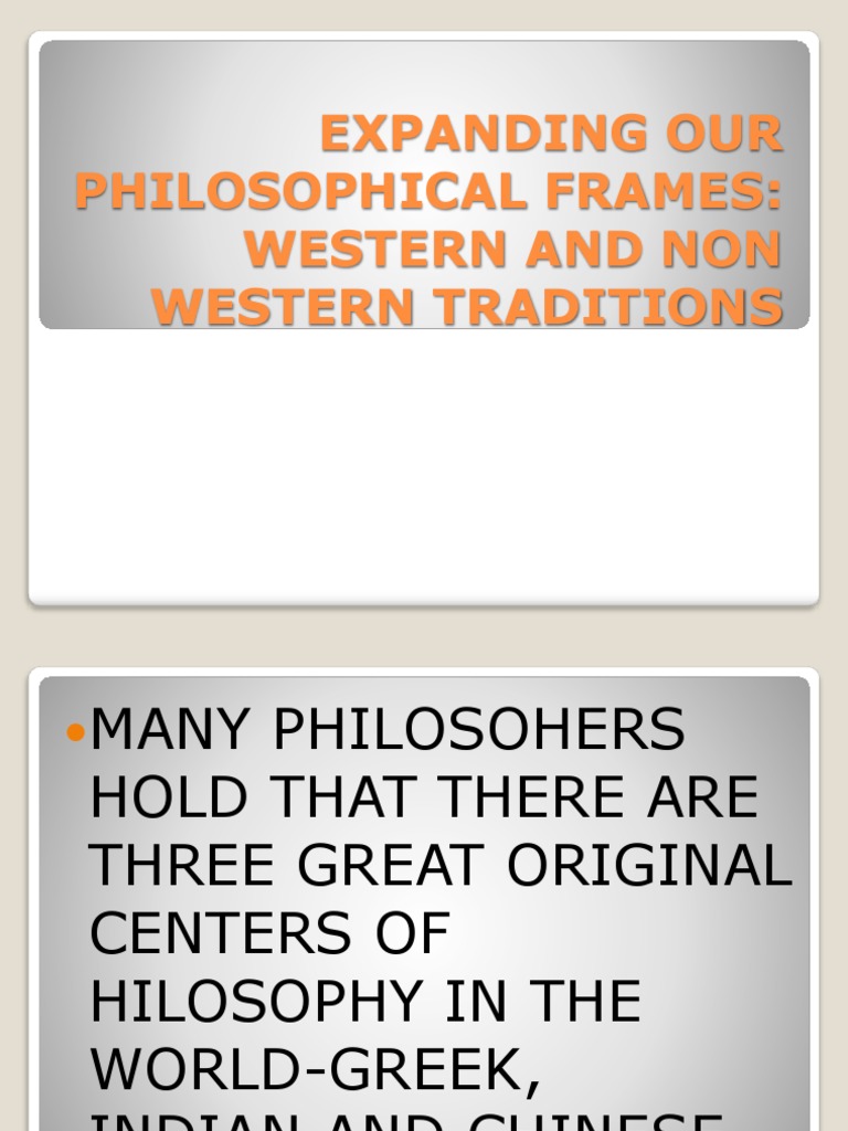 Western vs. Non-Western Philosophy | PDF | Religion & Spirituality
