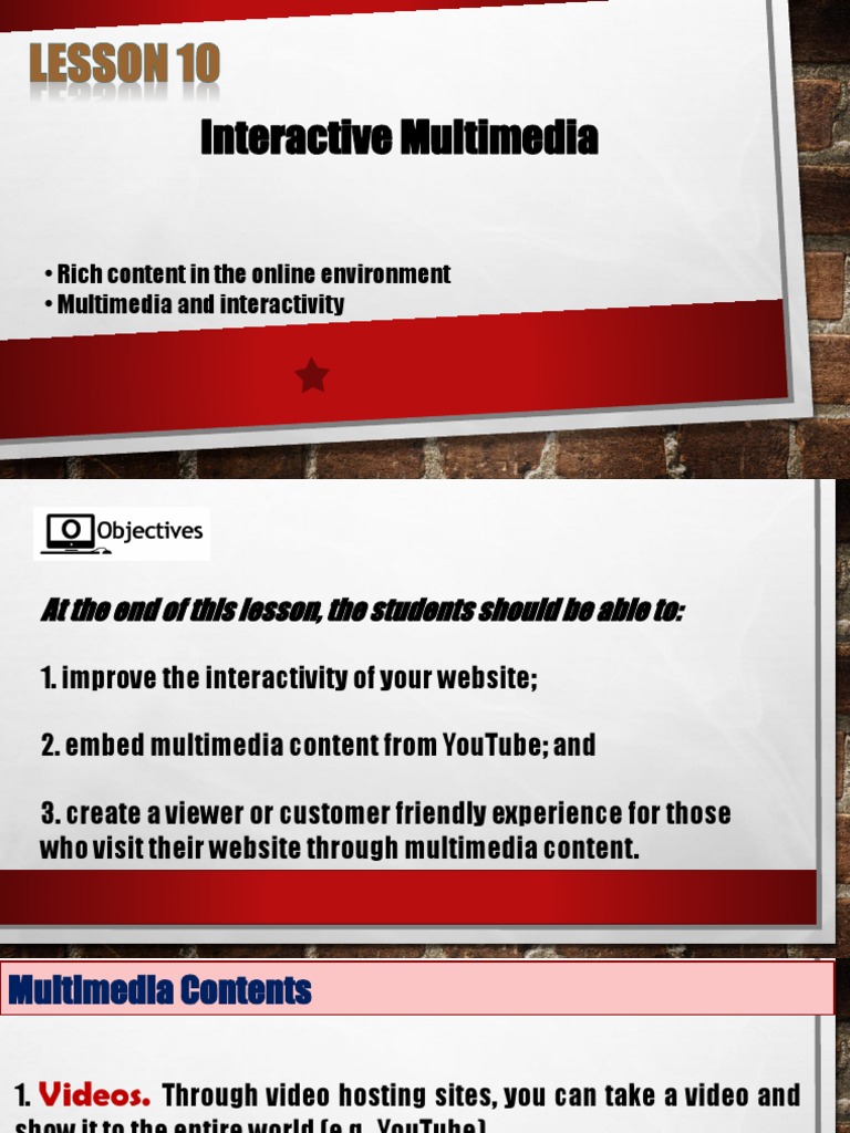 Interactive Multimedia: - Rich Content in The Online Environment ...