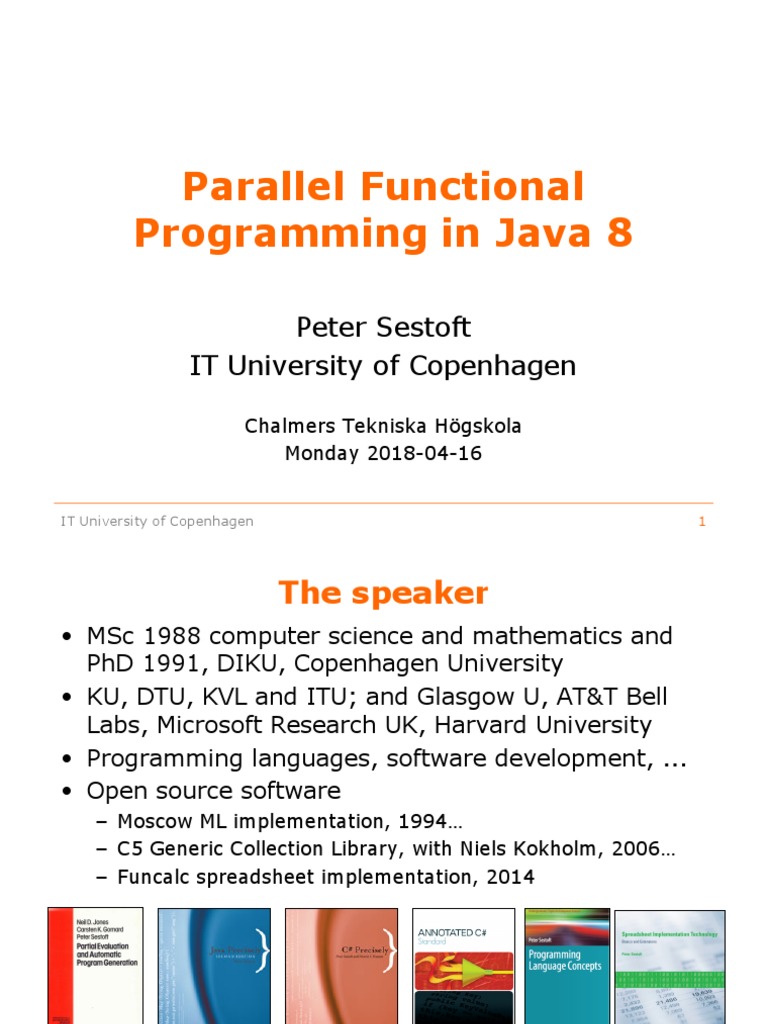 Parallel Functional Programming in Java 8 | PDF | Functional Programming | String (Computer Science)