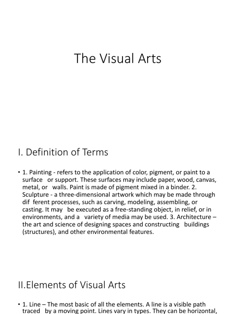 Visual Arts | PDF | Color | Paintings