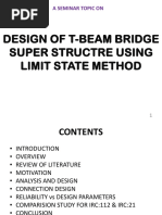 Comparative Study of RCC T-Beam Bridge by | PDF | Strength Of Materials ...