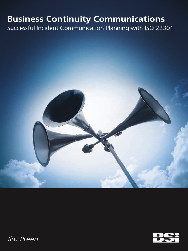 Business Continuity Communications Successful Incident Communication ...
