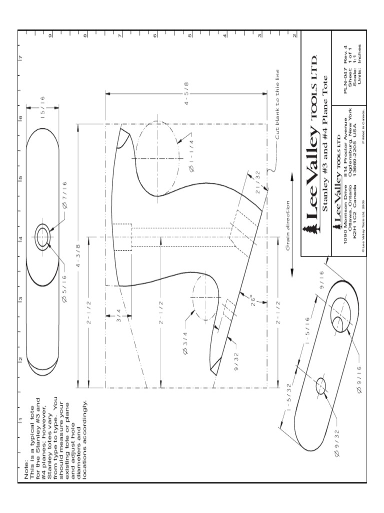 No 4 Plane Totes | PDF | Drill | Manufactured Goods
