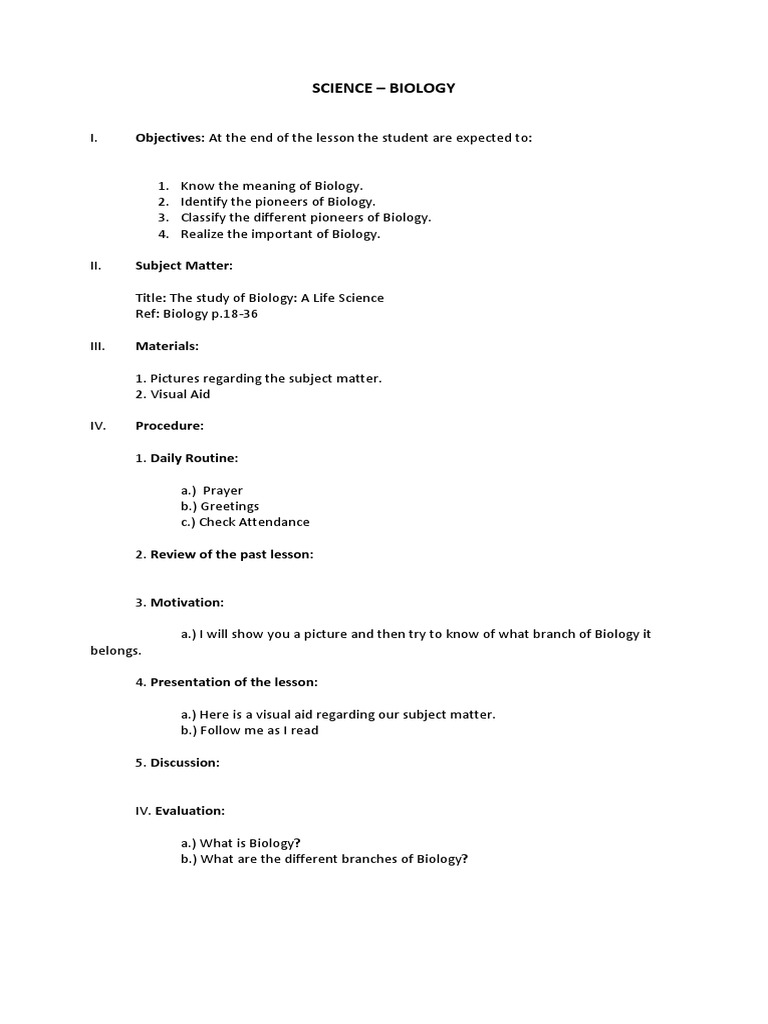 Introduction to Biology Concepts | PDF