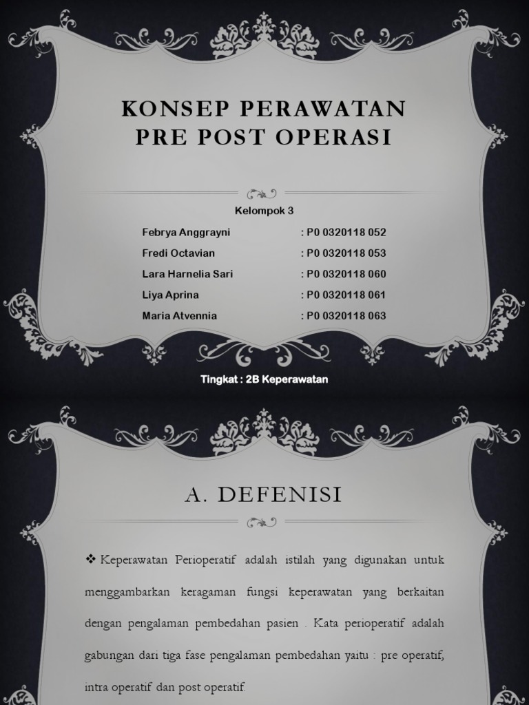 Perawatan Perioperatif: Panduan Lengkap | PDF