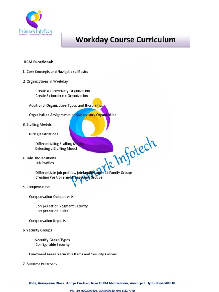 Workday HCM Functional & Technical Guide | PDF | Business Process ...