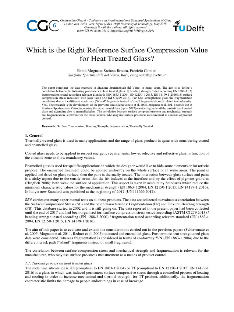 Which Is The Right Reference Surface Compression Value For Heat Treated ...