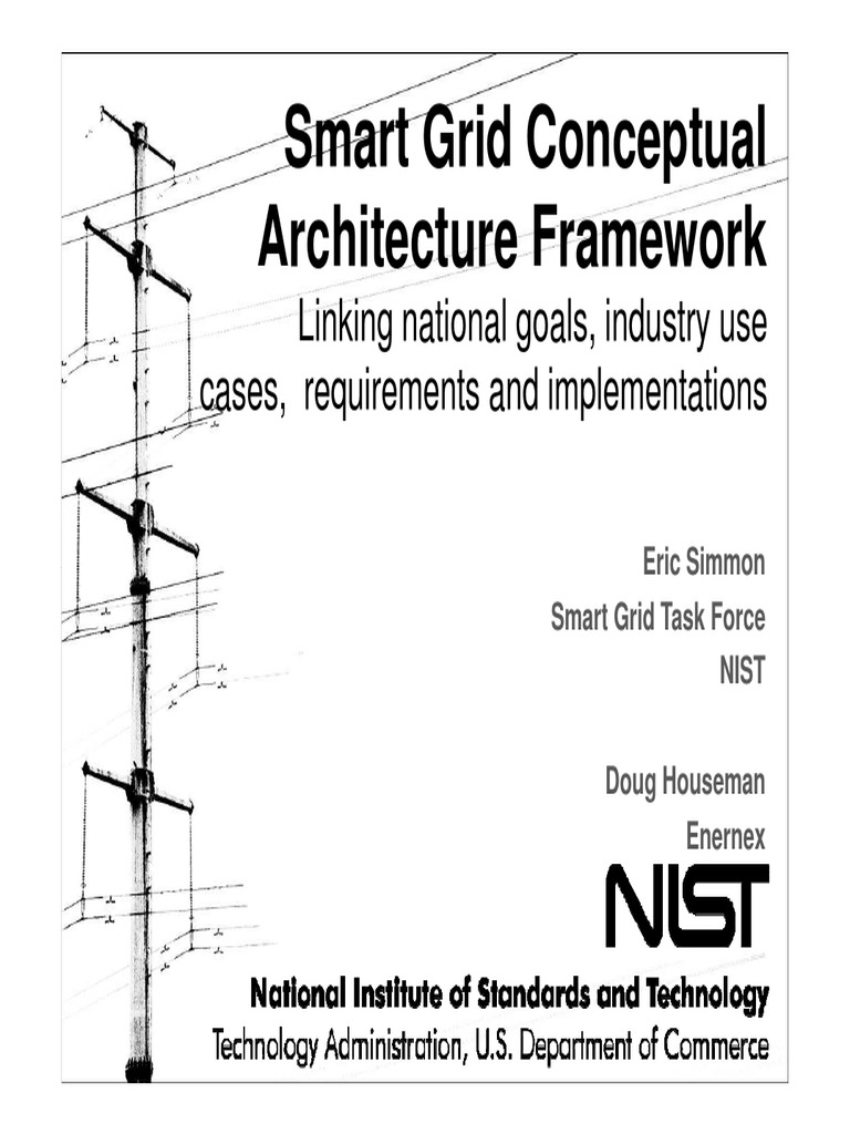 Nist Smart Grid Architecture | PDF | Smart Grid | Conceptual Model
