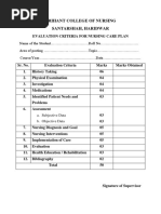 Evaluation Proforma For Case Study | PDF